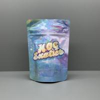 China Food Grade Weed Holographic Bags Aluminum Foil Stand Up Pouch for sale