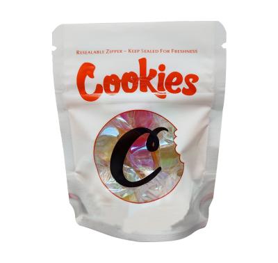 China Custom Food Packaging Stand Up Pouch With Window Mylar Plastic Bag for sale