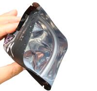 China Child Proof Zipper Mylar Bags With Window Transparent Packaging Pouch for sale