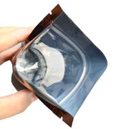 China Weed Gummy Packaging Window Stand Up Pouch PE PET BOPP PVC Material Optional for sale