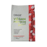 China Custom Flat Bottom Bag Vegan Protein Powder Heat Seal Stand Up Pouches for sale