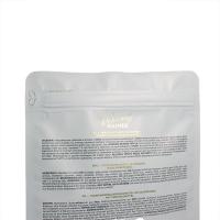 China Coffee Powder Flat Bottom Bag Heat Seal Easy Tear Custom Zipper Pouch for sale