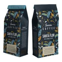 China Custom Plastic Coffee Beans Bag Heat Sealing Aluminum Foil Mylar Bag OEM for sale