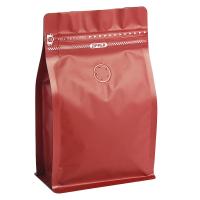 China Custom Plastic Coffee Beans Bag Heat Sealing Aluminum Foil Mylar Bag OEM for sale