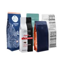 China Custom Side Gusset Bag 1kg Flat Bottom Coffee Packaging Bags for sale