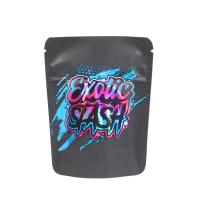 China Custom Holographic Foil Packaging Pouch With Clear Window for sale