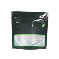 China 28g Stand Up Pouch With Window For Weed Flower Custom Packaging for sale