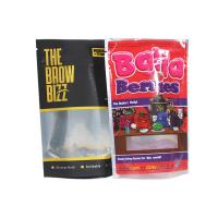 China Custom See Through Mylar Packaging Bags For Gummies Cookies Stand Up Pouch for sale