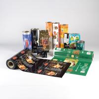 China Printed Aluminum Foil Roll Film Laminated Roll Stock Film Packaging For Hot Seal for sale