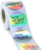 China Secure Anti Counterfeit Hologram Stickers With Microtext And Hidden Images for sale