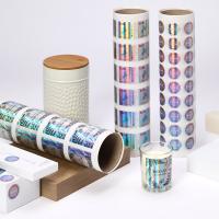 China Digital Printing Permanent Hologram Anti Counterfeit Label Heat Resistant for sale