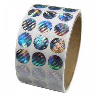 China Digital Printing Permanent Hologram Anti Counterfeit Label Heat Resistant for sale