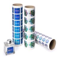China Custom Thickness Hologram Security Label Stickers 1D 2D Barcode  Heat Resistant for sale