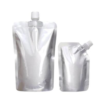 China Customized Color Liquid Spout Pouch For Beverage Clear Plastic Pouches 100ml for sale
