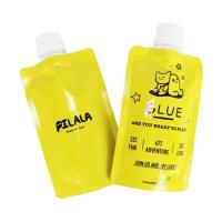 China Customized Color Liquid Spout Pouch For Beverage Clear Plastic Pouches 100ml for sale
