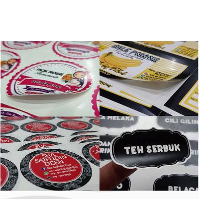 China Embossing / Hot Stamping Self Adhesive Stickers With Offset Printing for sale