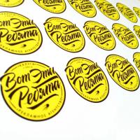 China Removable Single Sided Sticker Glossy / Matte / Embossing / Hot Stamping With Watermark for sale