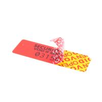 China Unique Identification QR Code Sticker Tamper Evident Anti Counterfeit Label for sale