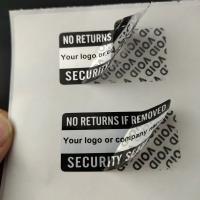 China Custom Tamper Evident Security Labels Hot Melt Honeycomb Destroy Adhesive for sale