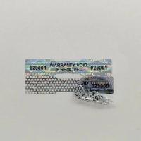China Offset Printing Security Sticker Label Customized Tamper Evident Labels for sale