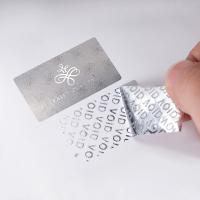 China Hot Melt Adhesive Custom Security Stickers With Digital Printing Technology for sale