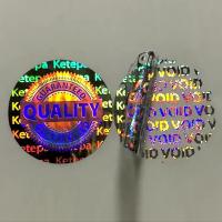 China Hot Melt Adhesive Custom Security Stickers With Digital Printing Technology for sale