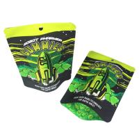 China 3.5g Custom Mylar Ziplock Stand Up Bags Cbd Packaging for sale