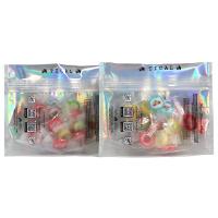 China PE Holographic Stand Up Pouch With Transparent Window for sale
