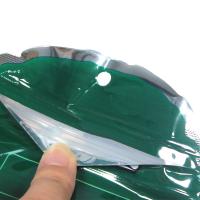 China Heat Sealable Custom Logo Die Cut Bags Irregular Shape With Zipper for sale
