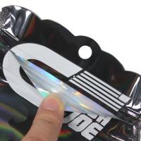 China Weed Heat Sealable Die Cut Plastic Bags Irregular Shaped Zip Lock Custom for sale