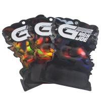 China Weed Heat Sealable Die Cut Plastic Bags Irregular Shaped Zip Lock Custom for sale