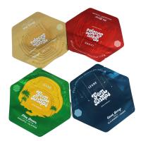 China Childproof Zipper Holographic Die Cut Mylar Bags Special Shape for sale