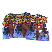 China 110mico Heat Sealable Die Cut Mylar Bags Plastic Zip Lock Unique Shaped for sale
