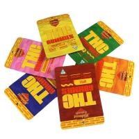 China 100 Micron Thickness Plastic Three Side Seal Bag With Excellent Barrier Properties for sale