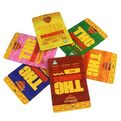 China 100 Micron Thickness Plastic Three Side Seal Bag With Excellent Barrier Properties for sale