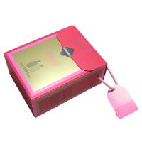 China Display Hot Stamping Folding Paper Packaging Box With Window For Cosmetics for sale