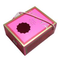 China Display Hot Stamping Folding Paper Packaging Box With Window For Cosmetics for sale