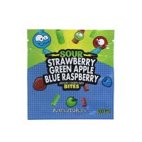 China Custom Thickness 100mic-140mic Side Seal Bags Gummies Packaging Plastic Zipper Bag for sale