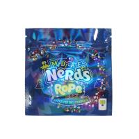 China Fresh Gummies Candy Packaging Holographic Side Seal Bags Eco-friendly Recyclable for sale