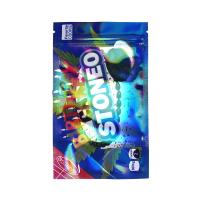 China Holographic 3 Side Seal Pouch 100mic - 140mic Custom For Snack Packaging for sale