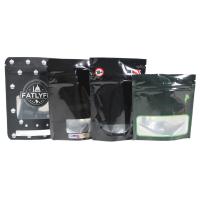 China Custom Printing Food Zipper Bag With Window For Coffee Snacks Tea Packaging for sale