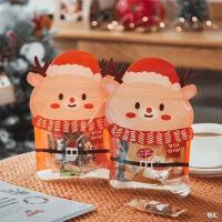 China Customized Shape Plastic Mylar Bags, Christmas Gift Packaging Bag With Zip for sale