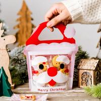 China Christmas Mylar Packaging Bag Santa Claus Shaped For Cookies Gummies Candies for sale