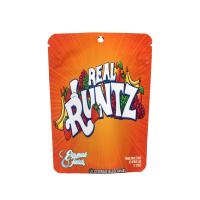 China Custom Logo Matte Zipper Stand Up Pouch Cookies Packaging Soft Touch Mylar Bag for sale