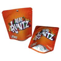 China Custom Logo Matte Zipper Stand Up Pouch Cookies Packaging Soft Touch Mylar Bag for sale