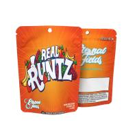 China Custom Logo Matte Zipper Stand Up Pouch Cookies Packaging Soft Touch Mylar Bag for sale