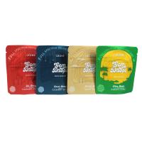 China Soft Touch Matte Mylar Zip Lock Bags Heat Sealed Food Mylar Stand Up Pouches for sale