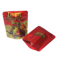 China Soft Aluminum Foil Stand Up Pouch Holographic Zip Lock Bags For Weed for sale