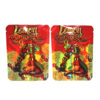 China Soft Aluminum Foil Stand Up Pouch Holographic Zip Lock Bags For Weed for sale