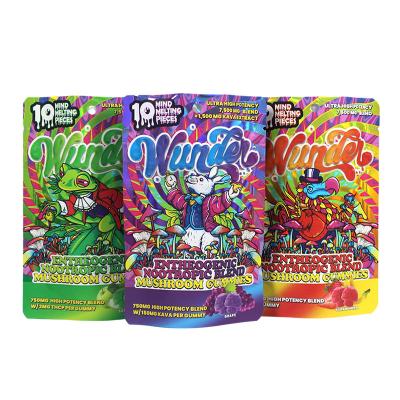 China Plastic Packaging Food Mylar Bag 3.5g Holographic Stand Up Pouch for sale